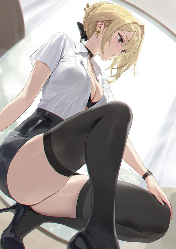 Evelyn Office Lady Request for Zenless Zone Zero | ZZZ Requests