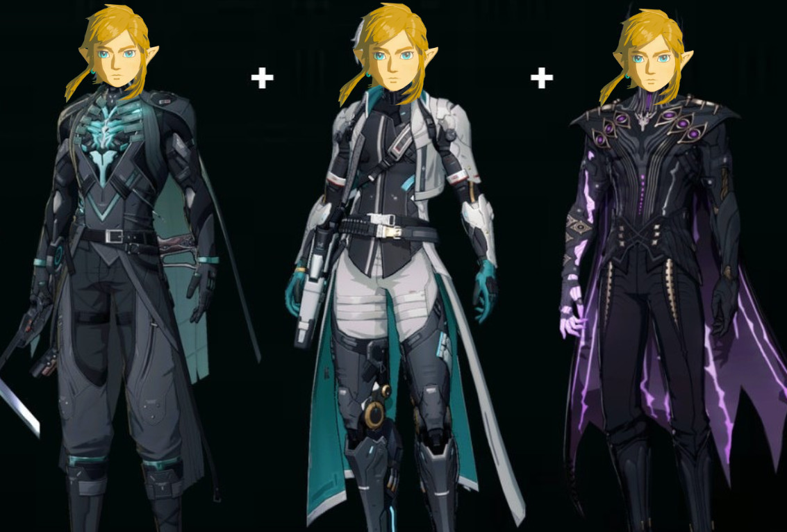 Punishing: Gray Raven for Link Outfits Request Request for The Legend ...