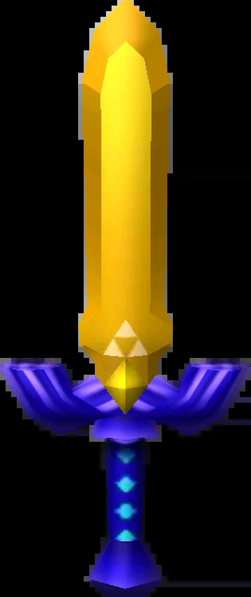 fully golden (blade) master sword Request for The Legend of Zelda ...