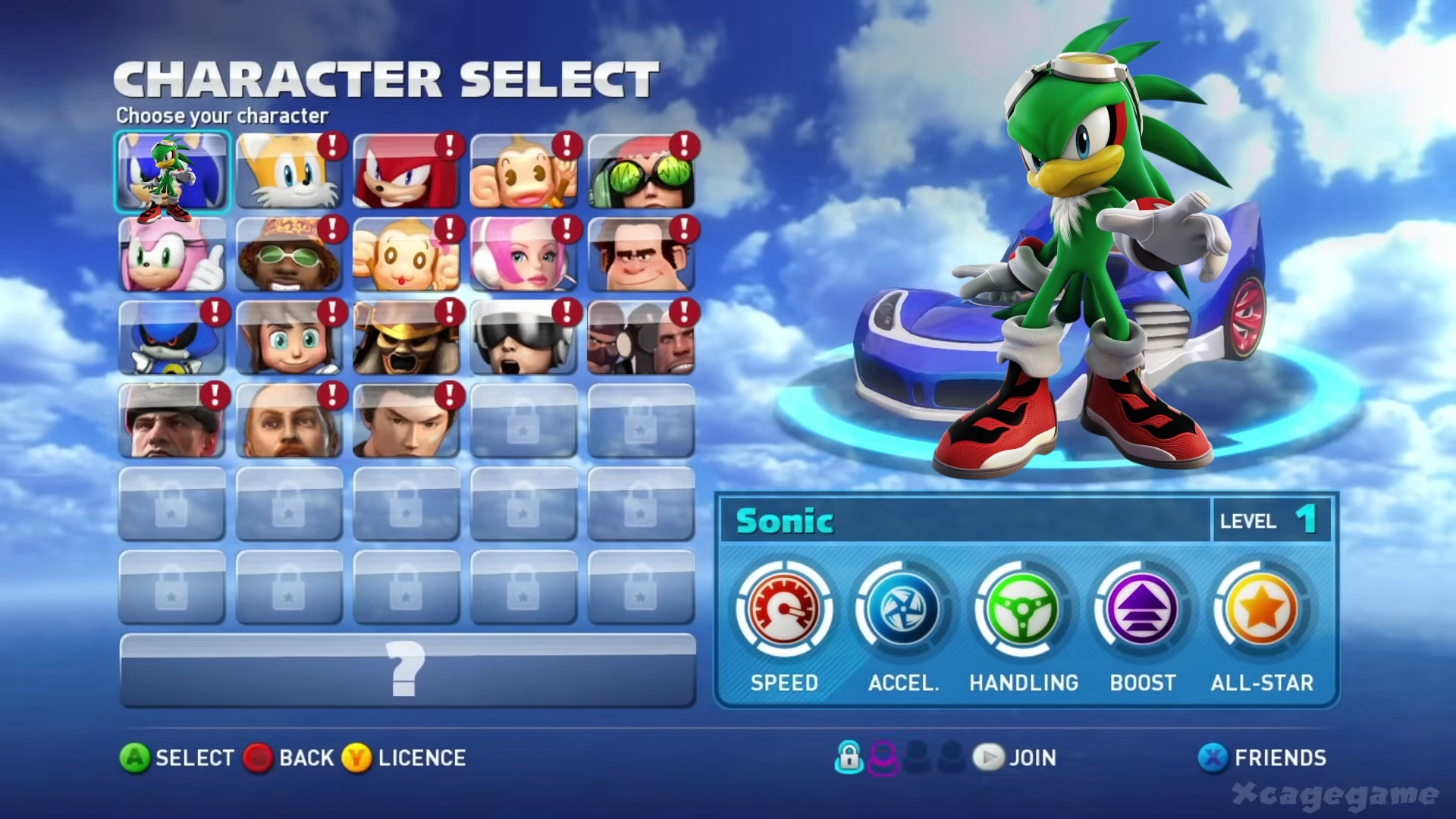 Jet the Hawk (tuah) Request for Sonic & All-Stars Racing: Transformed ...