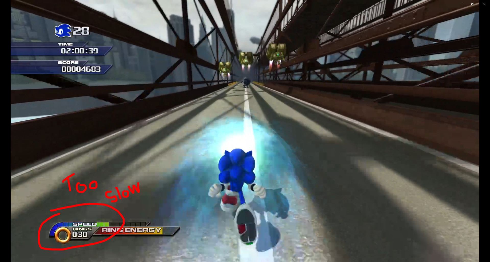 Remove the speed cap on the aero-chaser segments? Request for Unleashed Recompiled | UR Requests