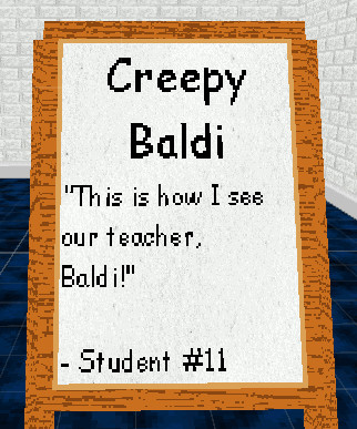 Make an art for Art Class Request for Baldi's Basics | Baldi Requests
