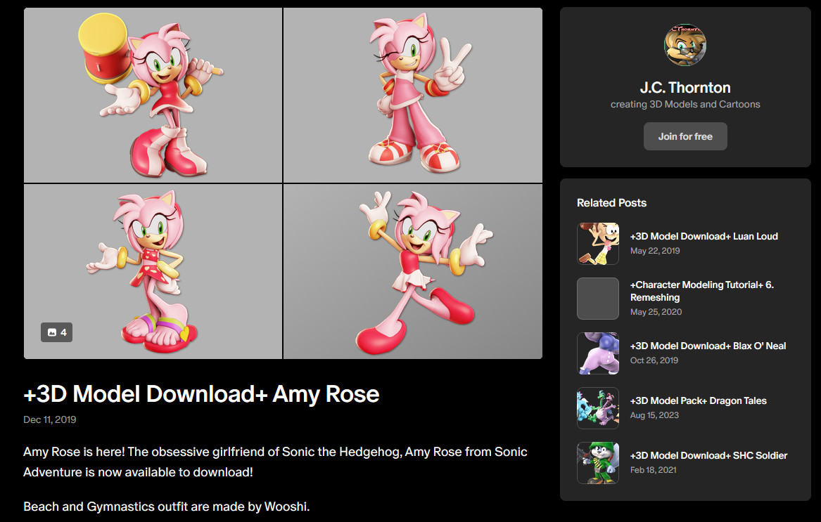 Riders Amy (Custom Model) Request for Unleashed Recompiled | UR Requests