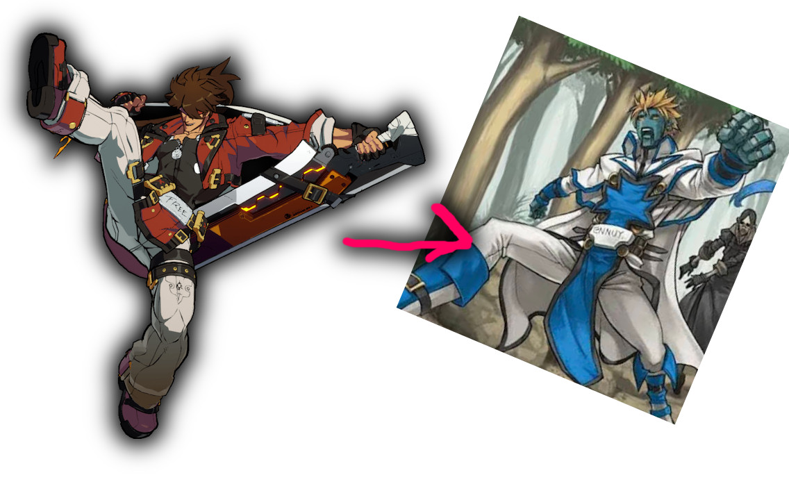 Replace Sol's j.D with robo ky's silly pose Request for GUILTY GEAR ...
