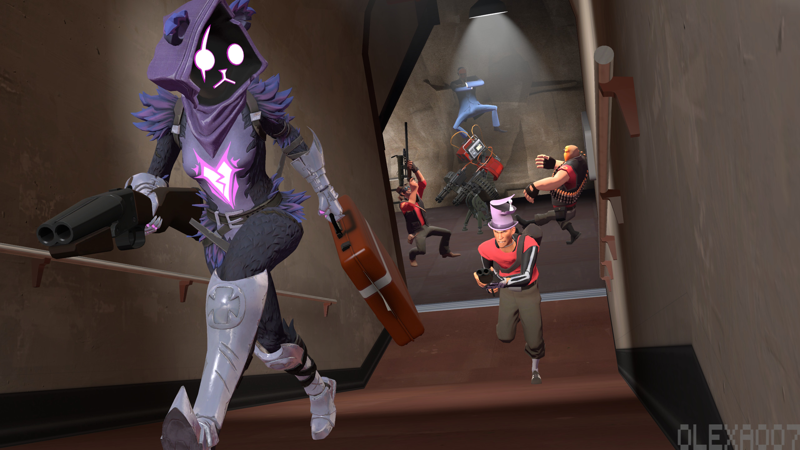Raven team leader as scout? Request for Team Fortress 2 | TF2 Requests