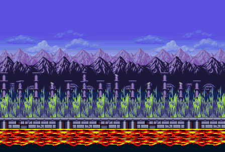 Dark Fortress Background Over Marble Garden Zone Request for Sonic 3 A ...
