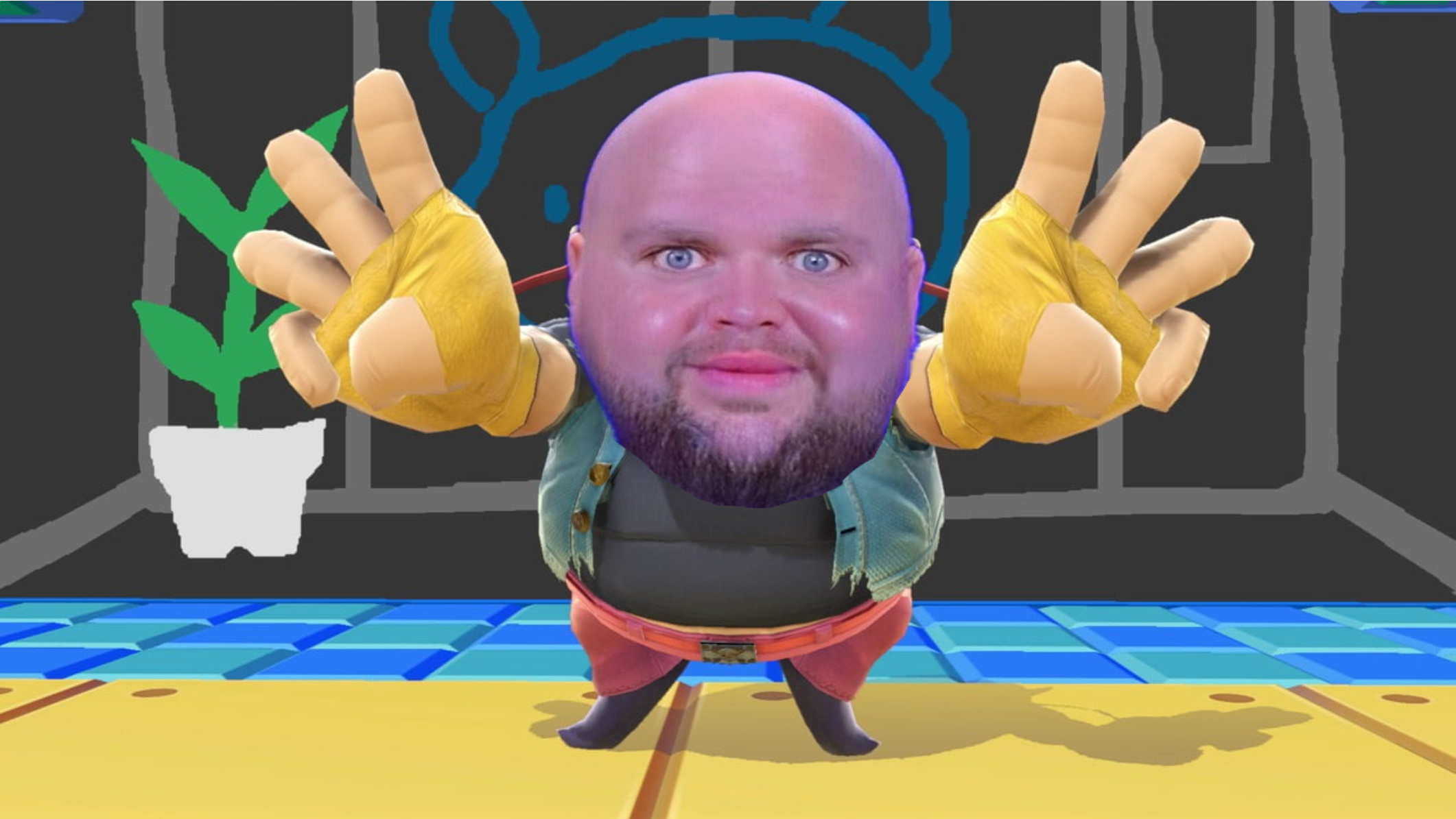 JD Vance over Wario Request for Super Smash Bros. Ultimate | SSBU Requests