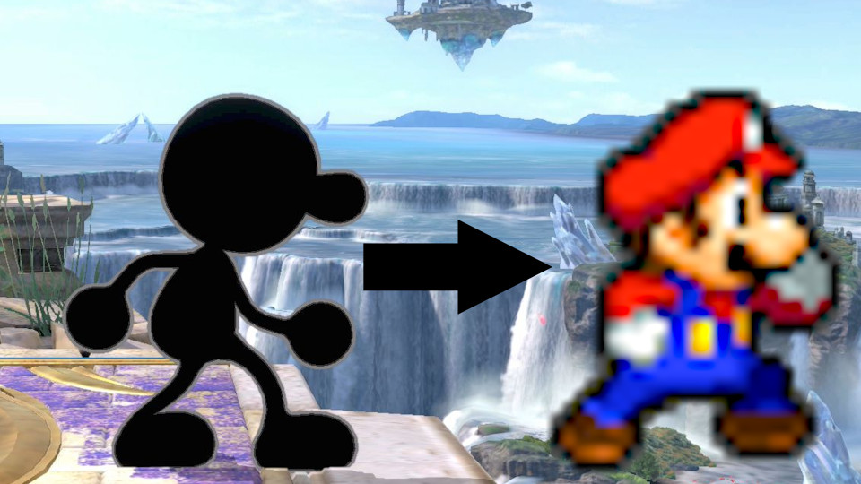 Mario (BIS) over Mr. Game & Watch Request for Super Smash Bros. Ultimate | SSBU Requests
