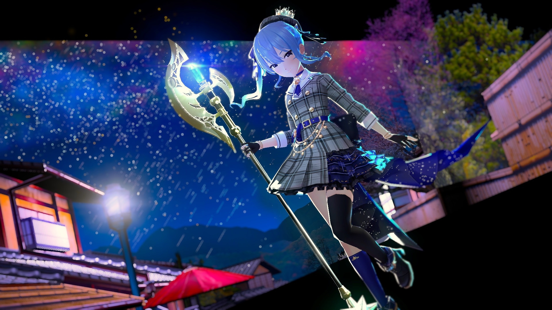 Hoshimachi Suisei over Peach Request for Super Mario Party Jamboree ...