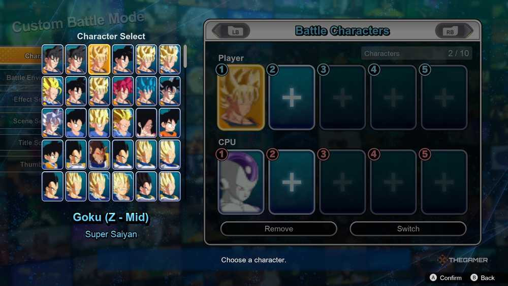 Custom Battles [Editor] Request for Dragon Ball: Sparking! ZERO | DBSZ ...