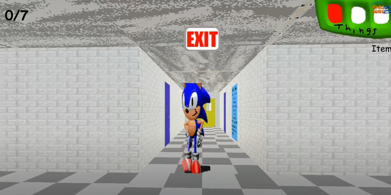 Schoolhouse Sonic Mod (For BB+) Request for Baldi's Basics | Baldi Requests