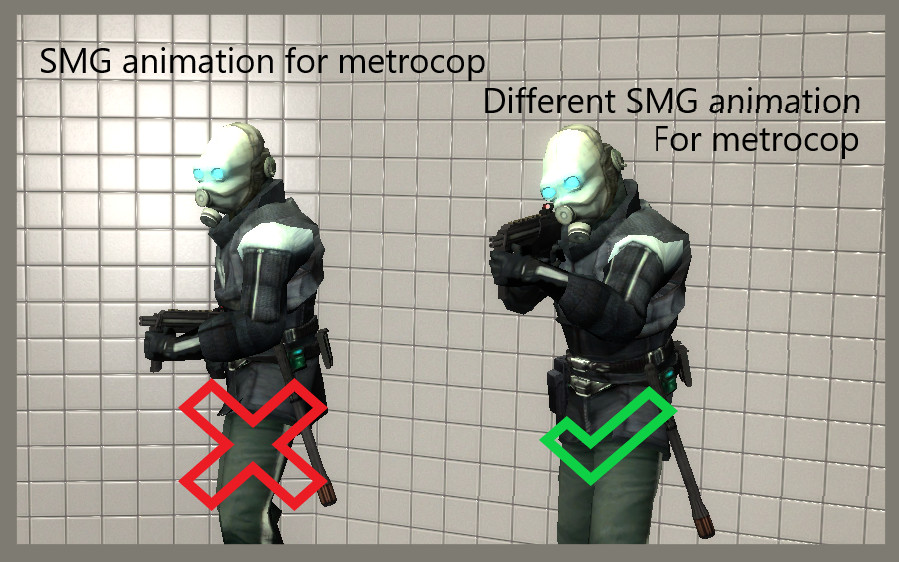 SMG animations for metrocop (LAST TRY) Request for Half-Life 2 | HL2 ...