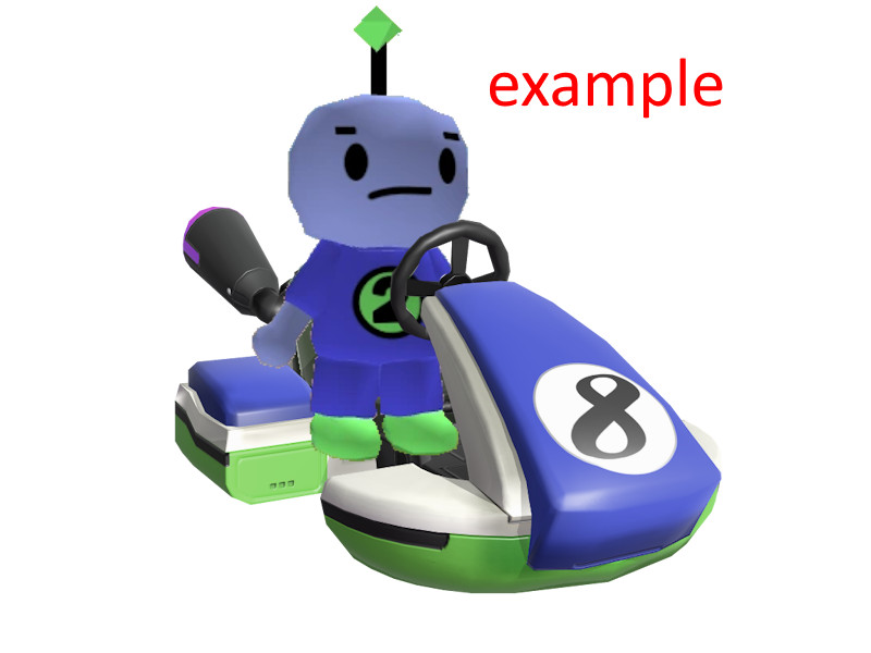 Beebo from Robot 64 (Over Toad) Request for Mario Kart 7 | MK7 Requests
