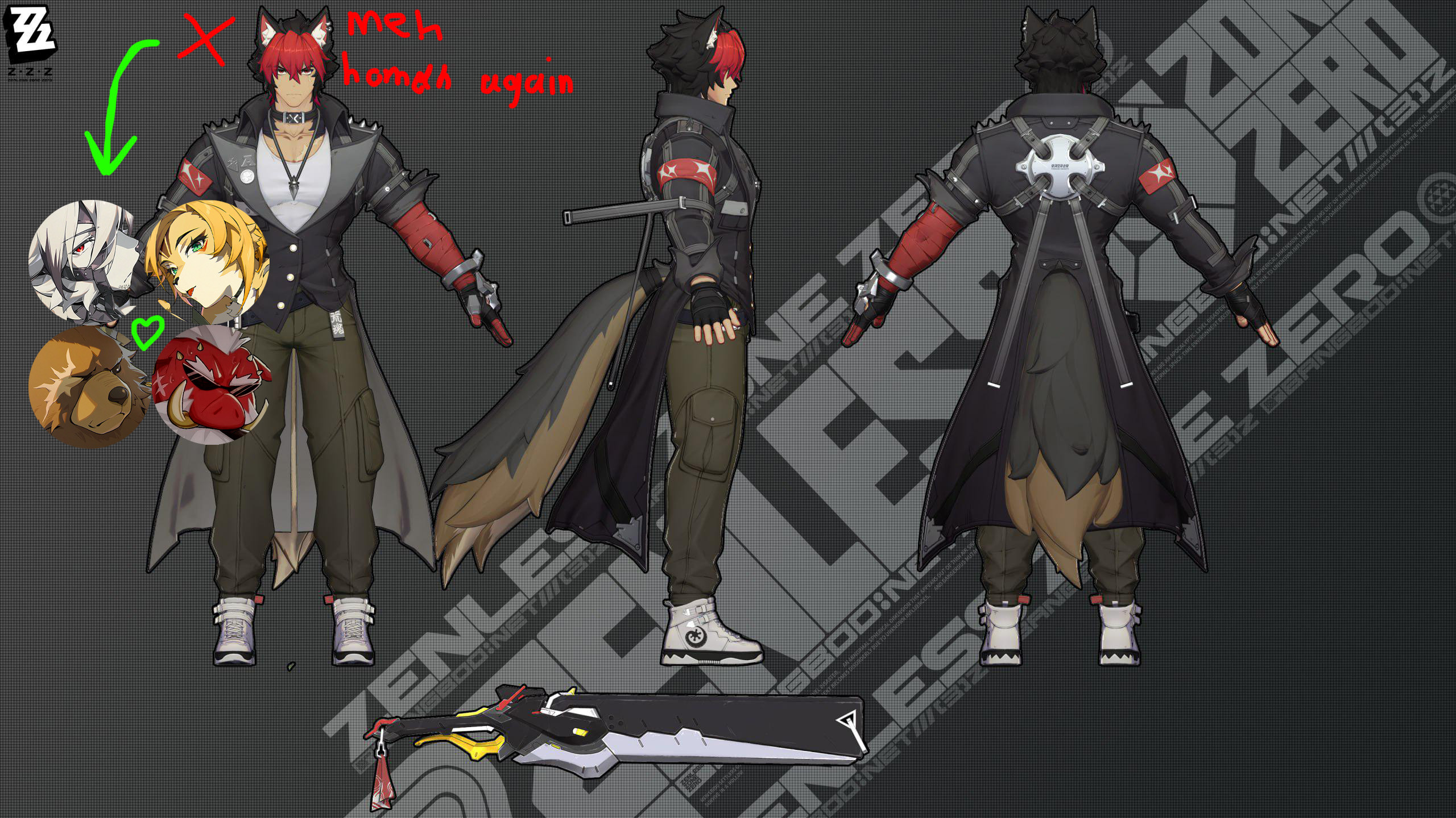 Turn Manato/Norano from human to furry Request for Zenless Zone Zero ...