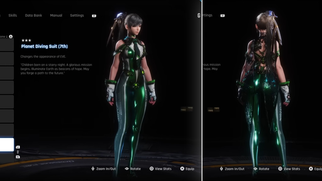 Female Rover : Stellar Blade,green suit Request for Wuthering Waves ...