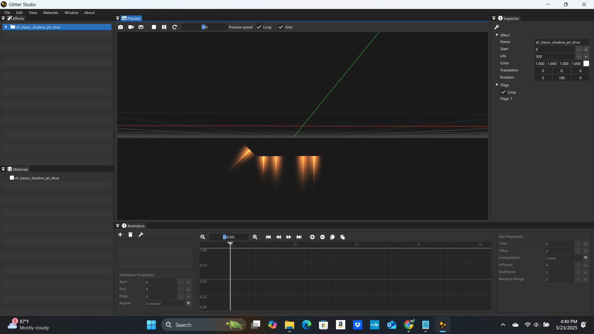 Shadow Jet Effect Particles on Modern Characters Shoes. Request for ...