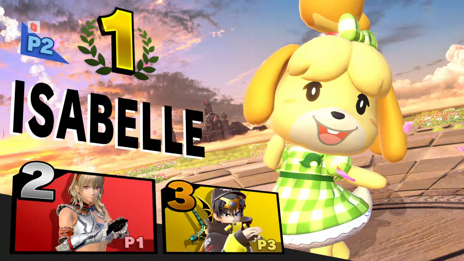 The Isabelle from Kawaii Kisekae Plates for 3ds Request for Super Smash ...