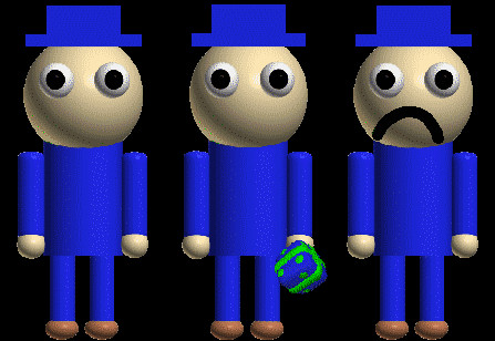 blue guy, gifter and door lock sock in bb+ Request for Baldi's Basics ...