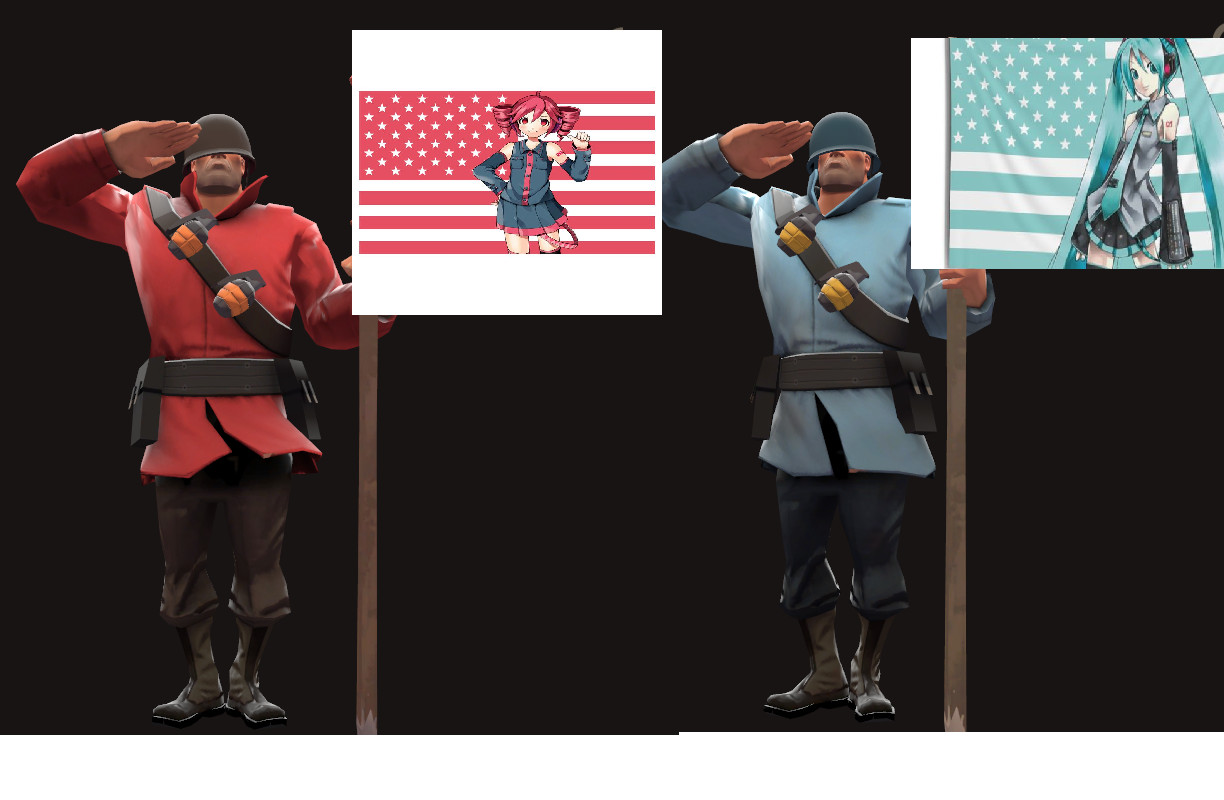 Miku and Teto Replace Flying Colors flag Request for Team Fortress 2 ...