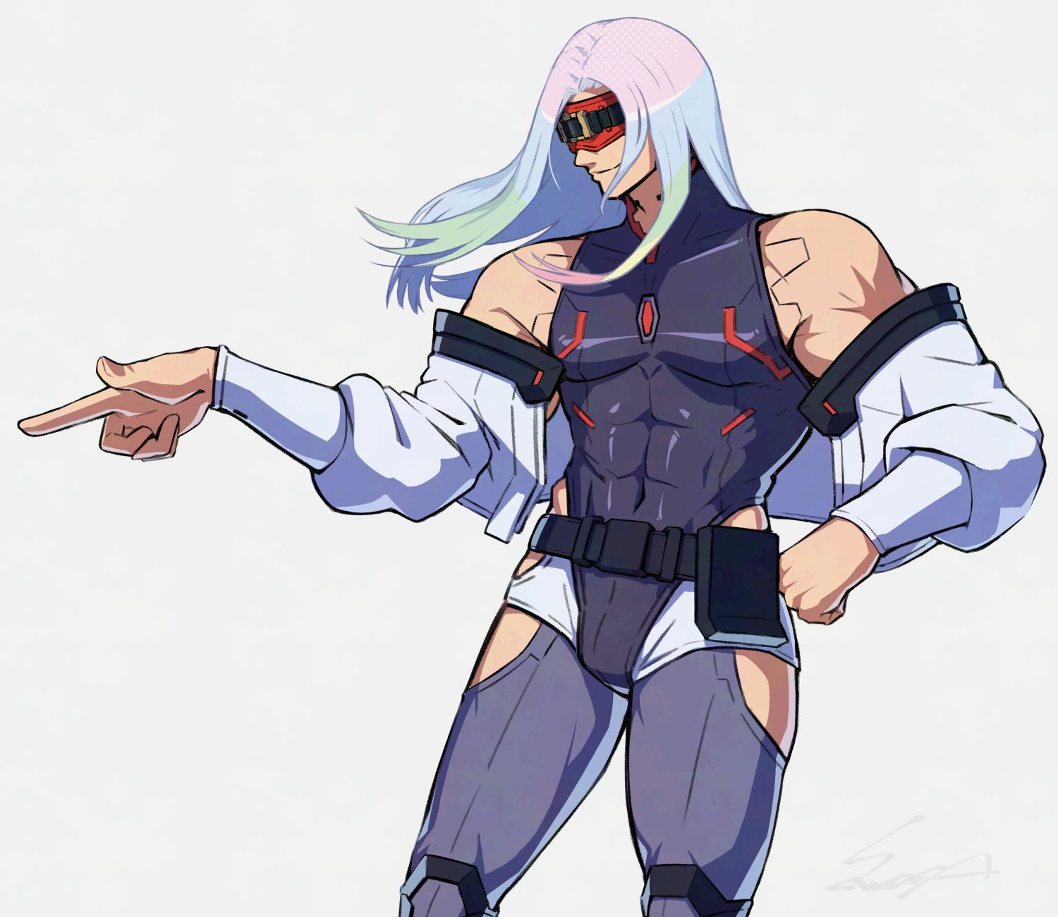 Zato-1 with Lucy's outfit Request for GUILTY GEAR -STRIVE- | GGST Requests