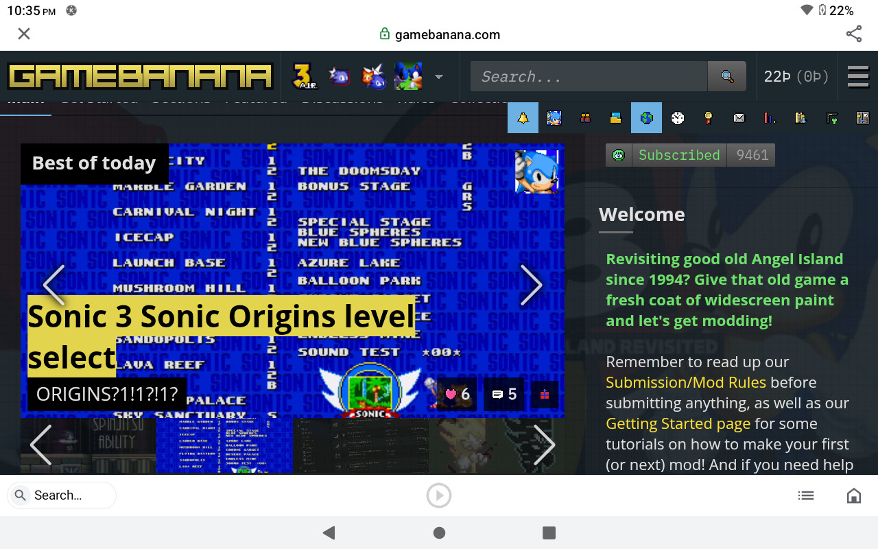 Sonic 3 Sonic Origins level select Request for Sonic 3 A.I.R. | S3AIR ...