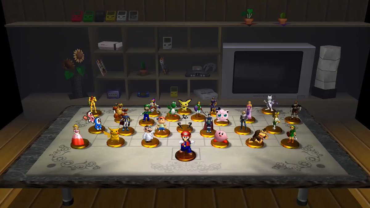 Melee Trophy Collection Room Over Gamer Stage Request for Super Smash ...