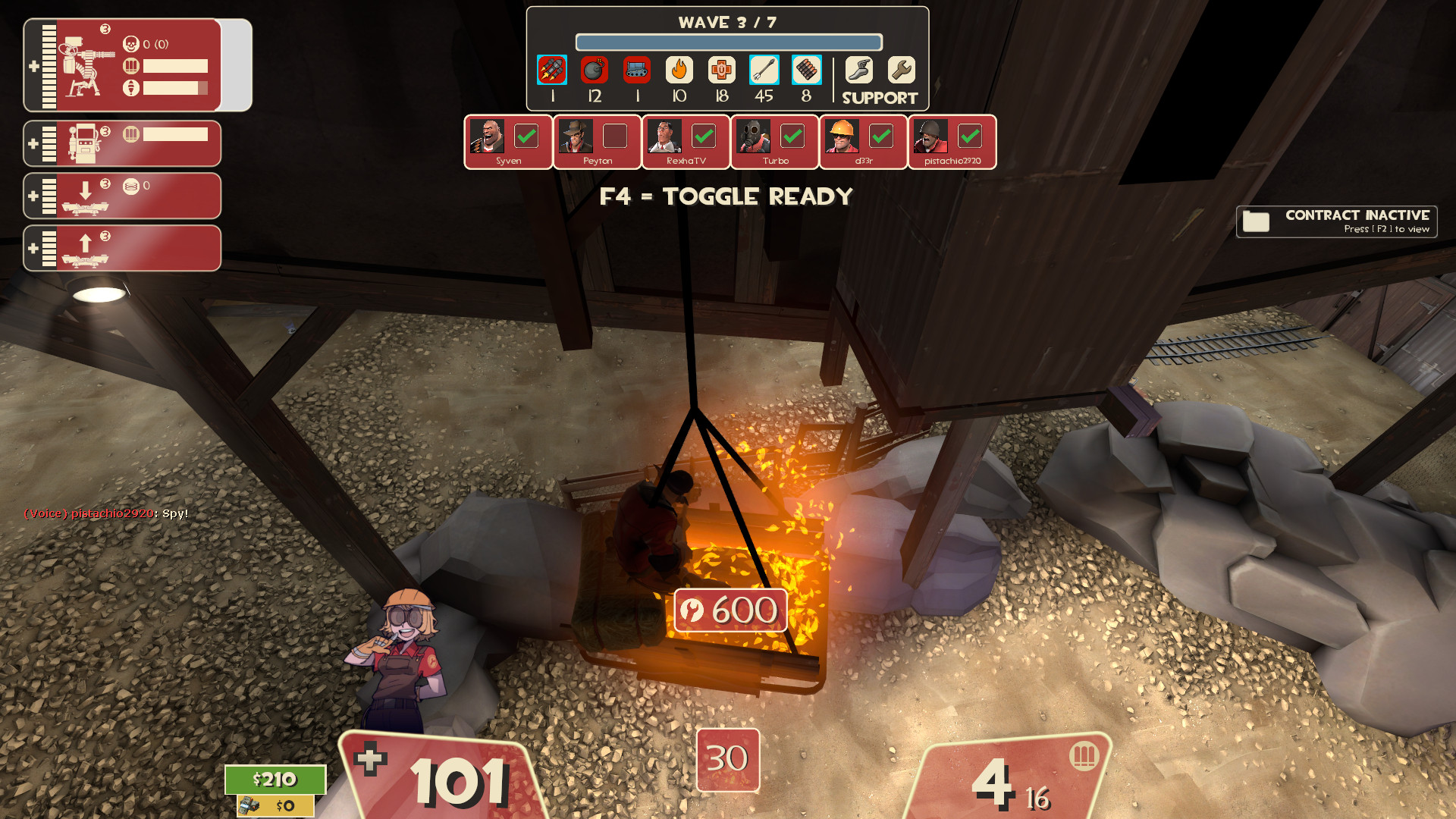 Center Engineer in Banjo Taunt Request for Team Fortress 2 | TF2 Requests