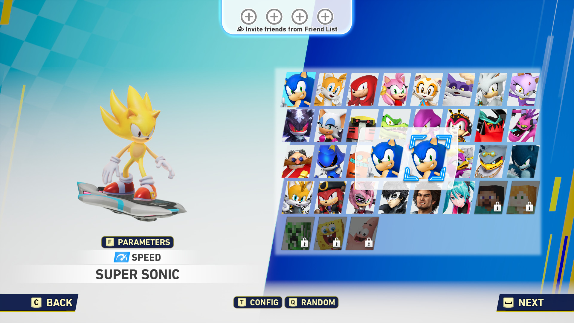ALL NPC Racers - Riders Edition and Super Sonic over AI Sonic mod ...