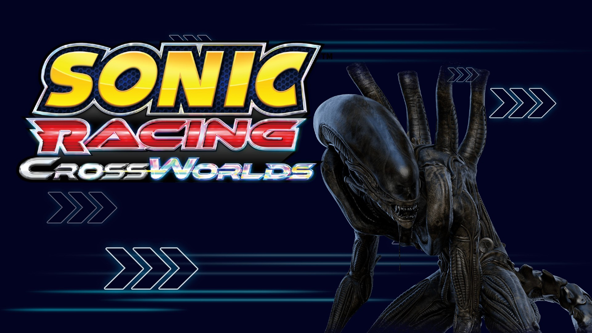 Xenomorph (from Alien) over Hatsune Miku Request for Sonic Racing ...