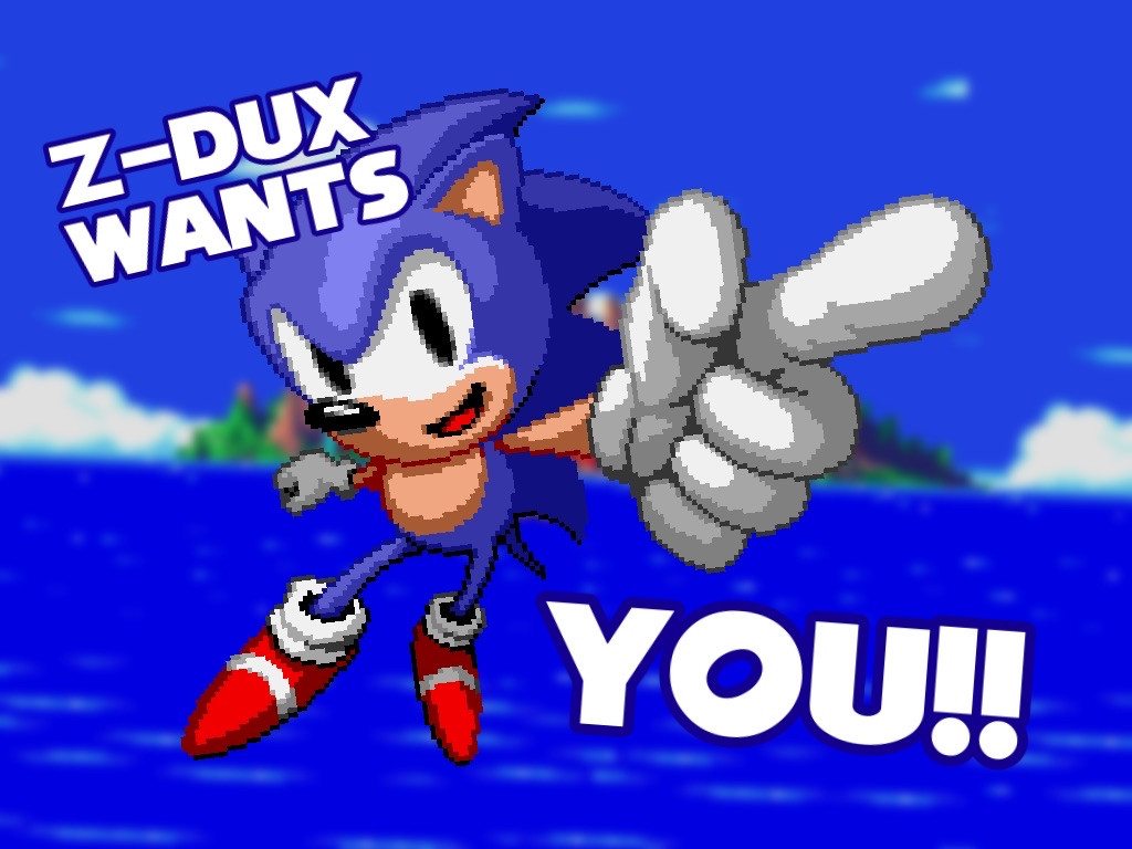 Z-DUX wants YOU! (HELP WANTED) Request for Sonic 3 A.I.R. | S3AIR Requests