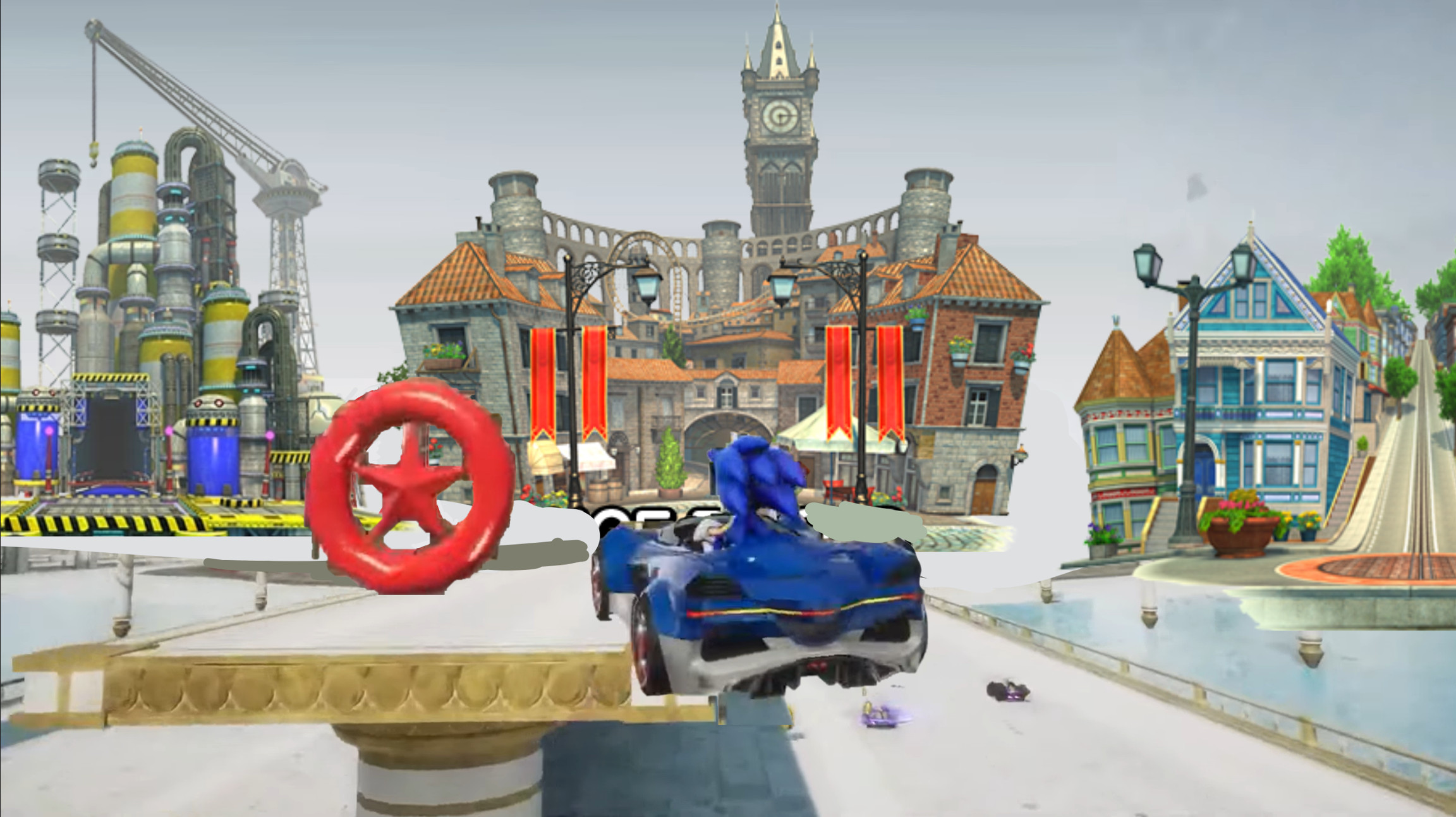 Sonic Generations White Space Background