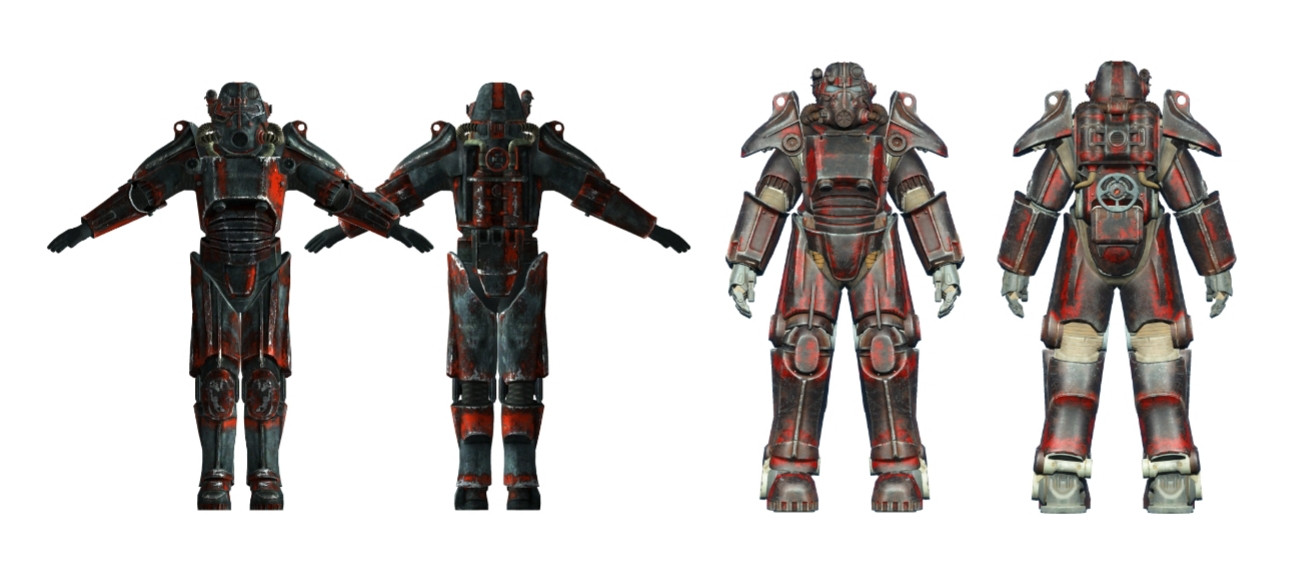 Brotherhood Outcast T-45 Power Armor Request for Mario Kart 7 | MK7 ...