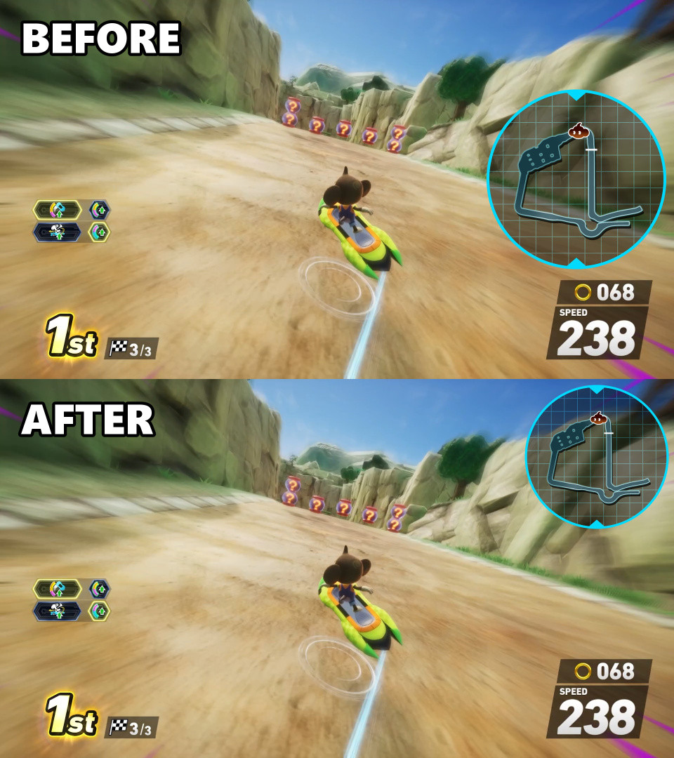 ZG-Styled Minimap Repositioning Request for Sonic Racing: CrossWorlds ...
