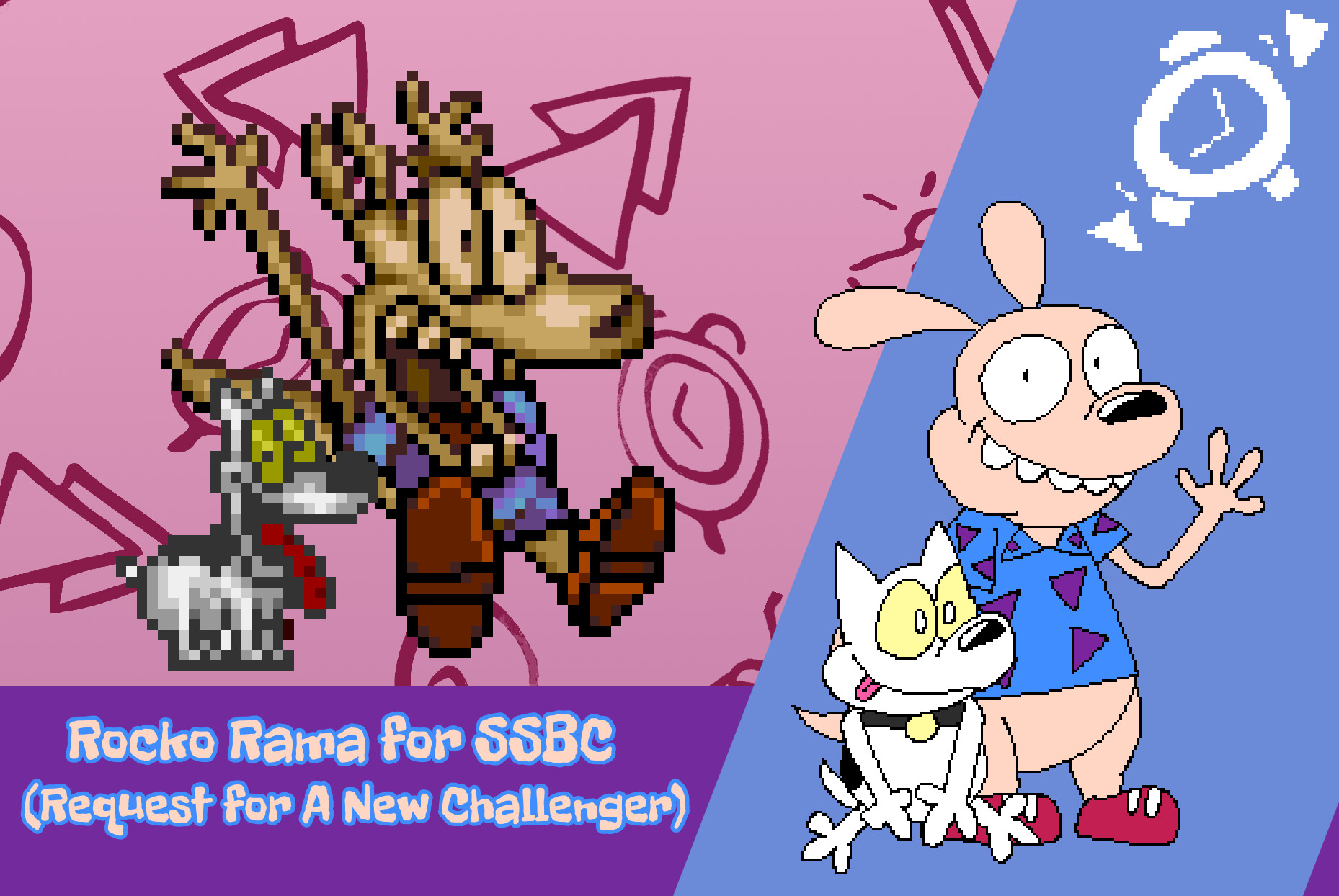 Rocko Rama (Rocko’s Modern Life) for SSBC Request for Super Smash Bros ...
