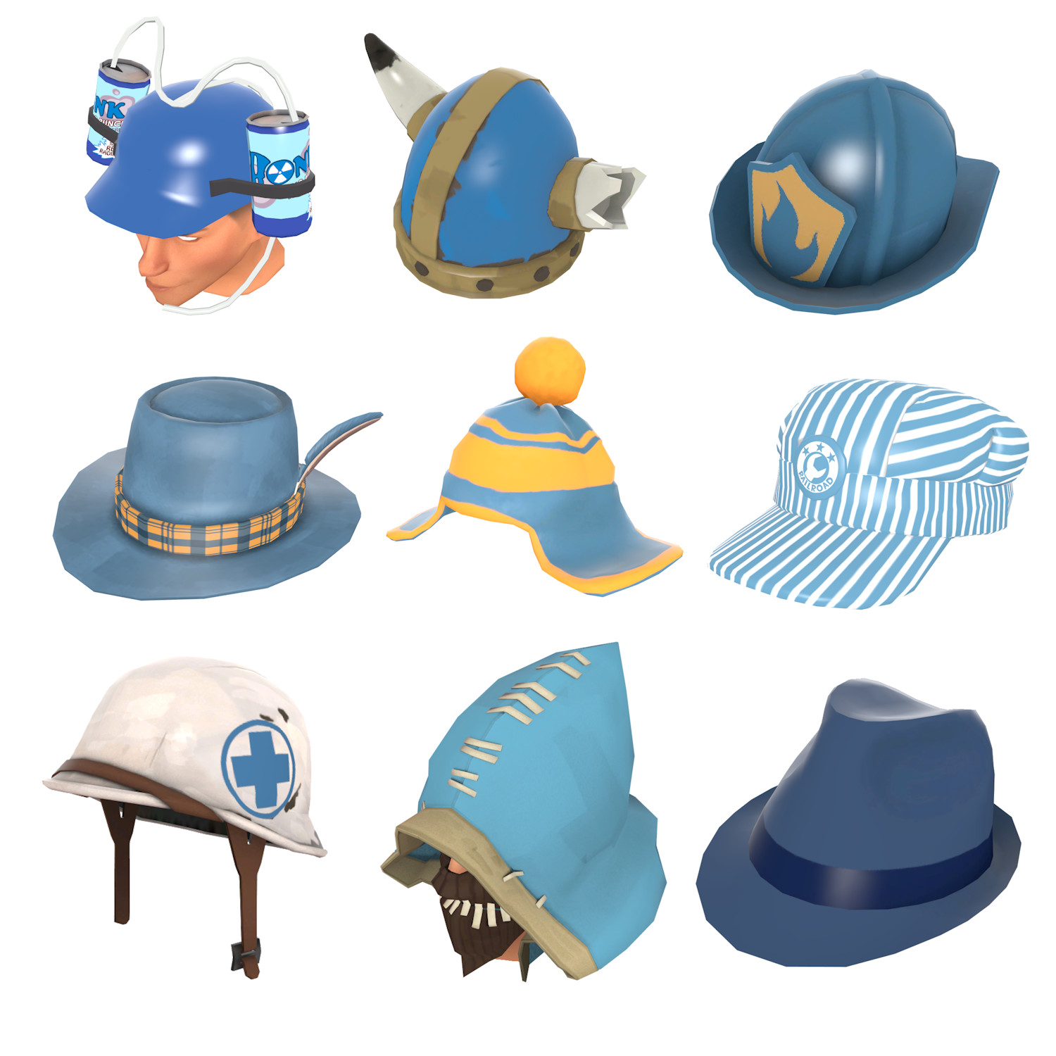BLU-Themed Cosmetic Backpack Icons Request for Team Fortress 2 | TF2 ...