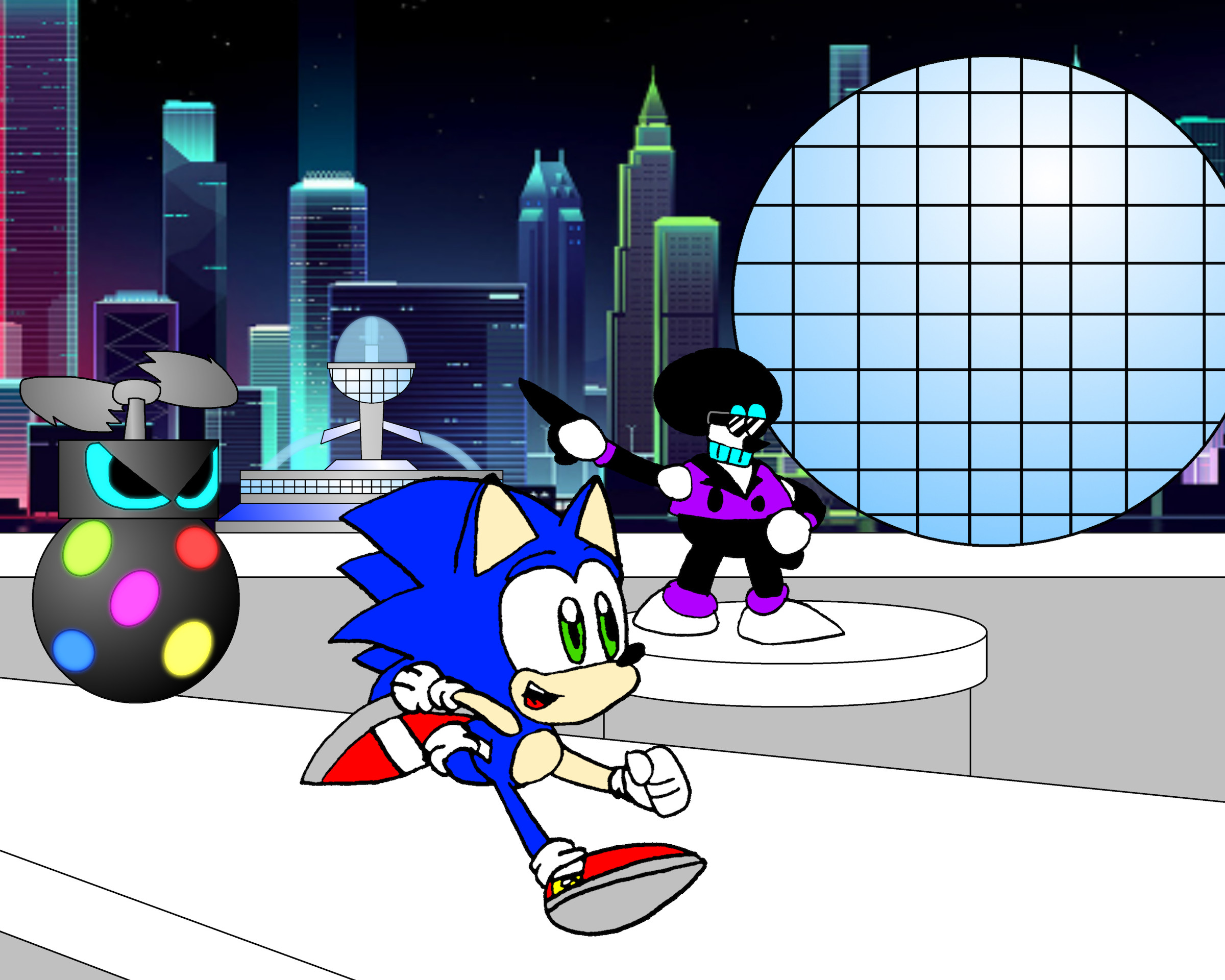 Discotopia(Sonic Original Stage) Request for Super Smash Bros. Crusade ...