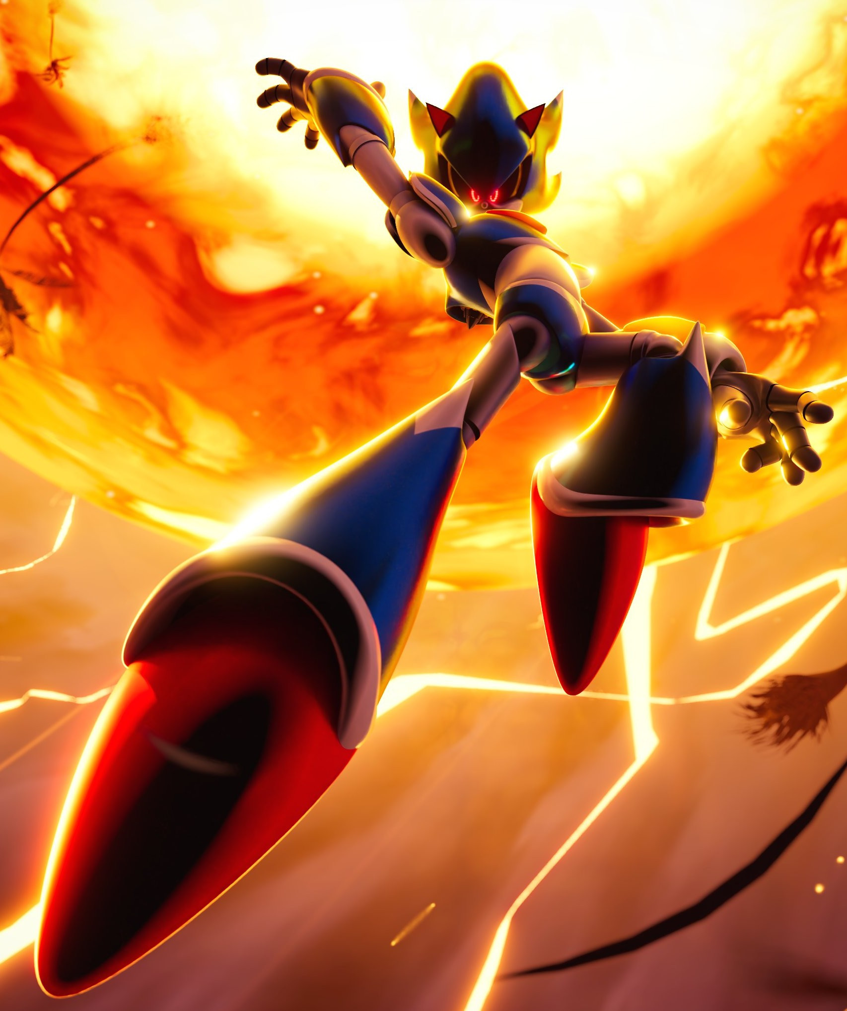 Metallix Skin for Mecha Sonic Request for Super Smash Bros. Ultimate ...