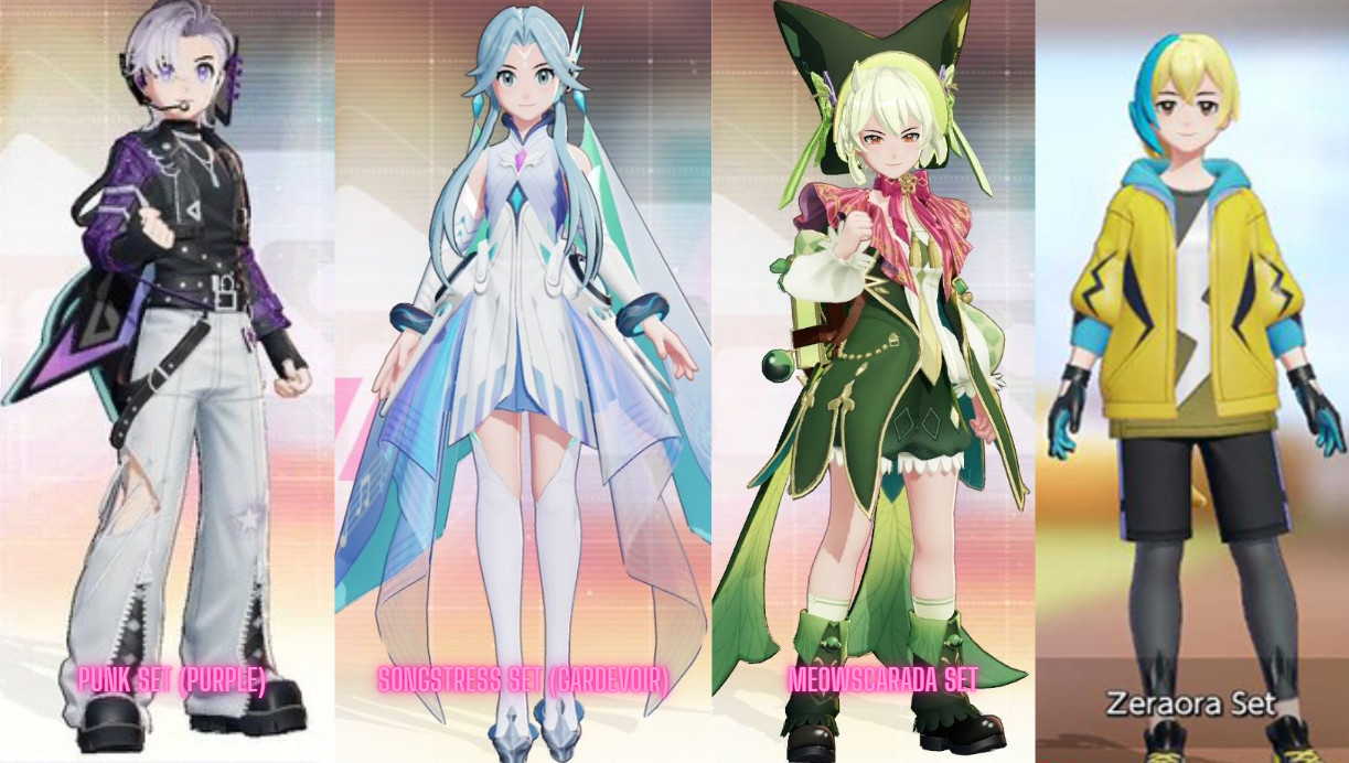 Pokemon Unite Trainer Fashion Set Request for Pokemon Sword & Shield ...