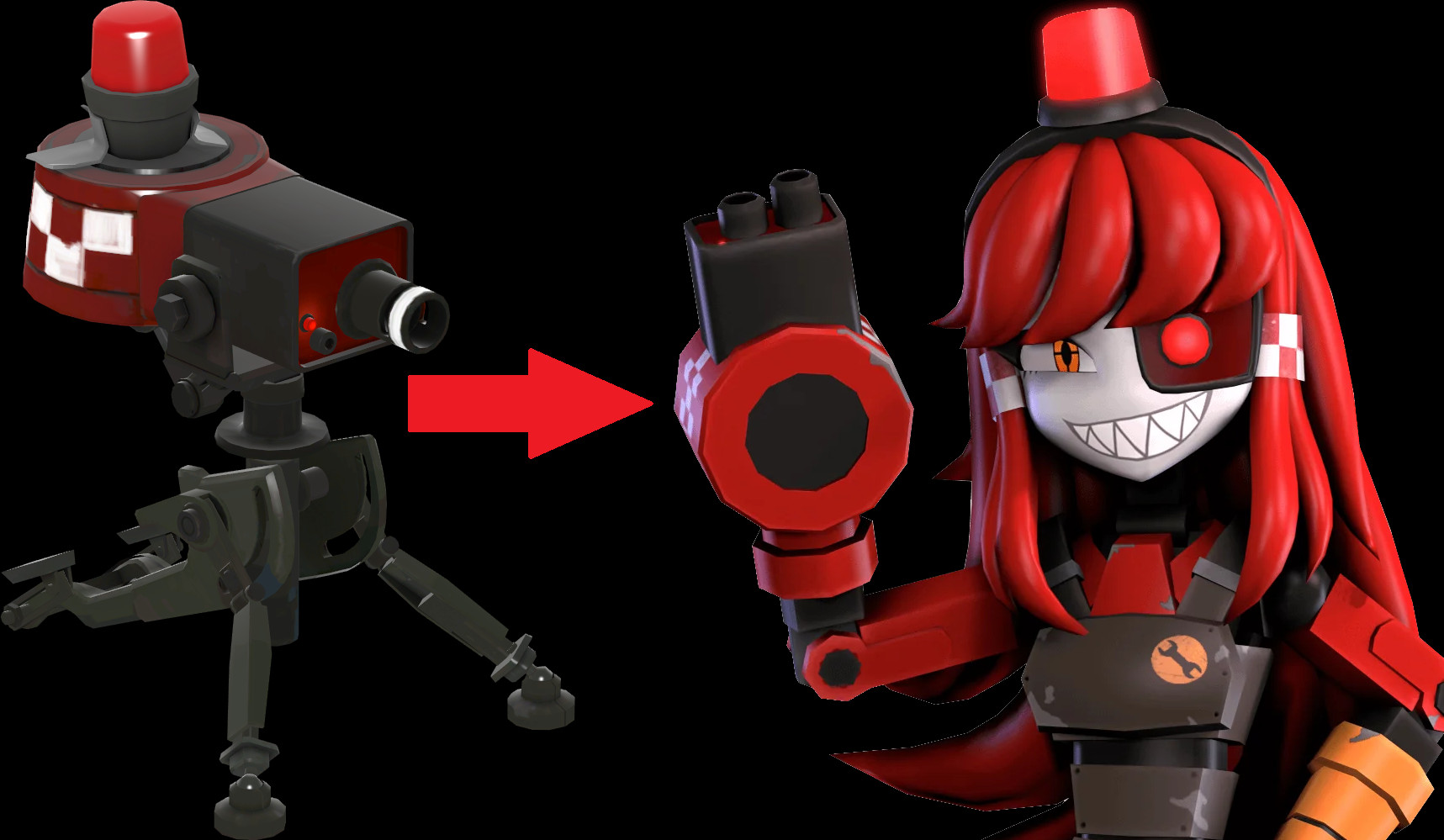Mimi Sentry for the Mini Sentry Request for Team Fortress 2 | TF2 Requests