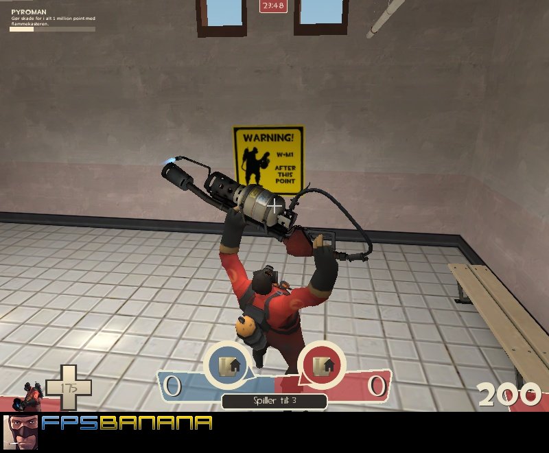 W+M1 Warning Sign Spray for Team Fortress 2 | TF2 Sprays