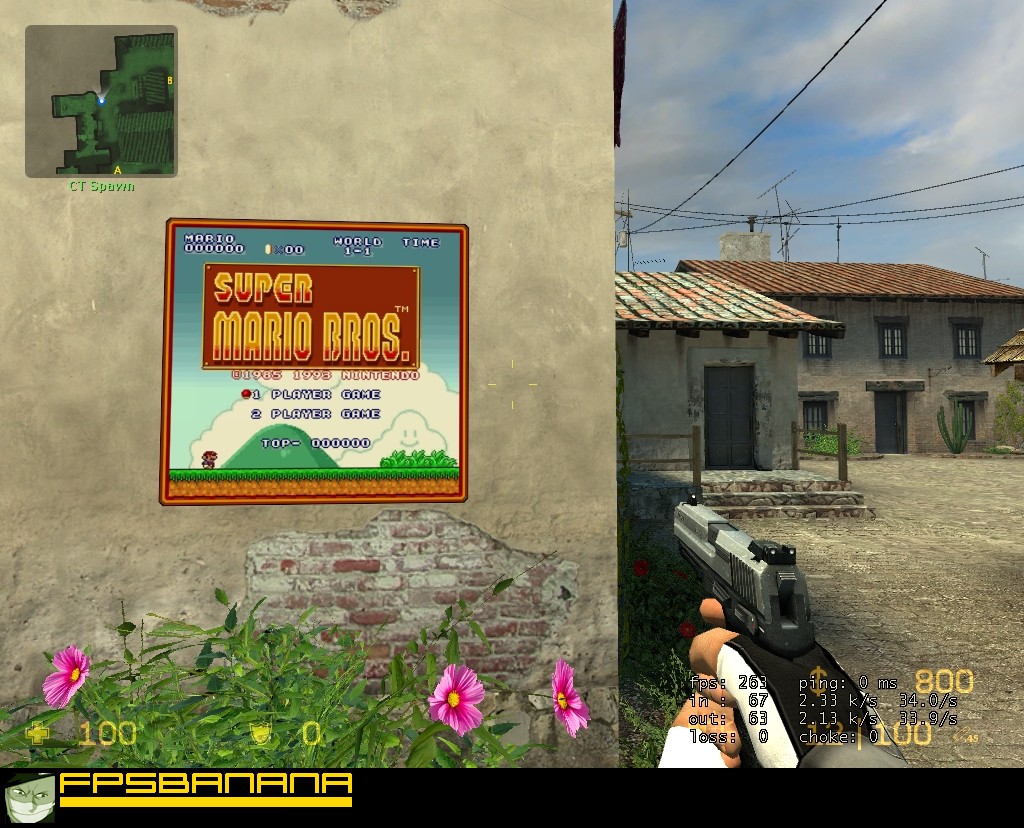 Super Mario - Start Menu [GameBanana] [Sprays]