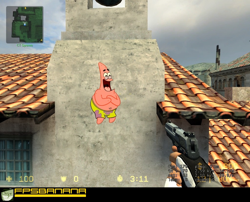 Patrick Star Spray for GameBanana | GB Sprays