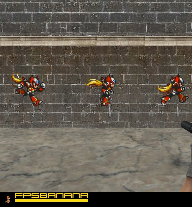 Megaman Zero Run Spray for GameBanana | GB Sprays