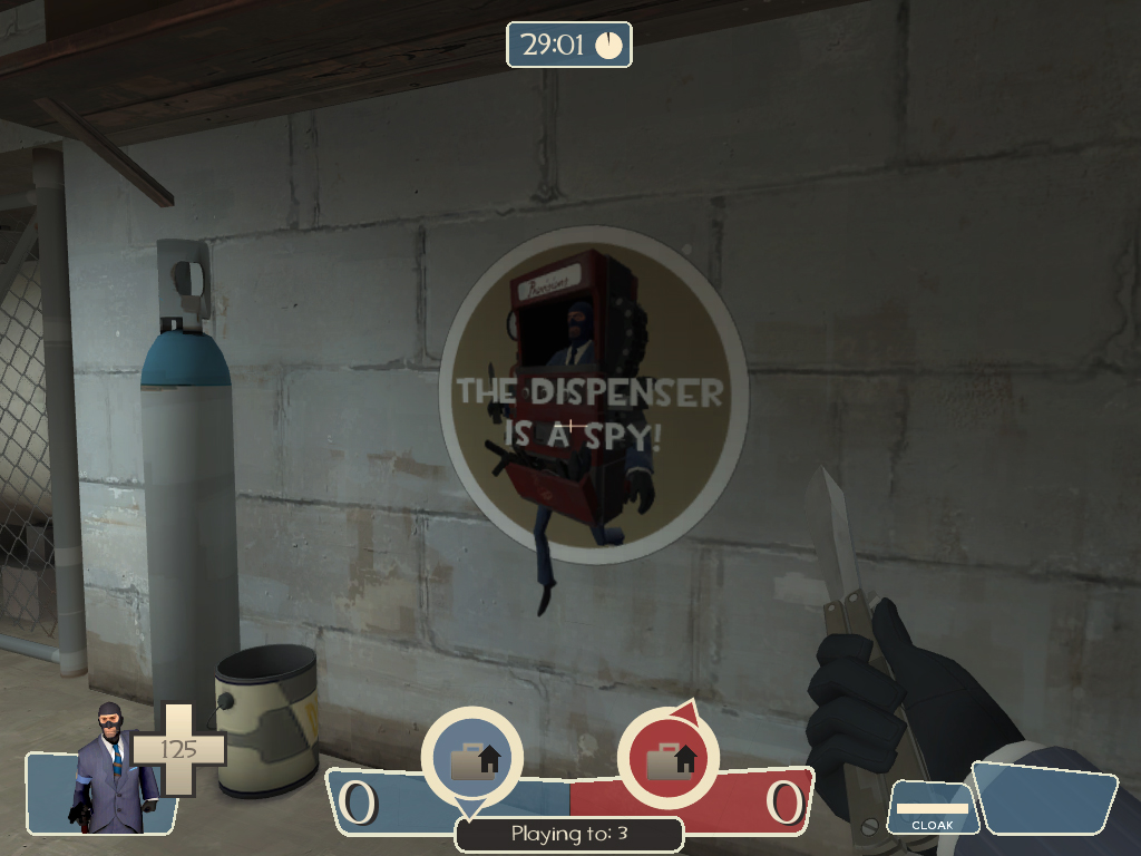 The Dispenser Is A Spy Spray for GameBanana | GB Sprays