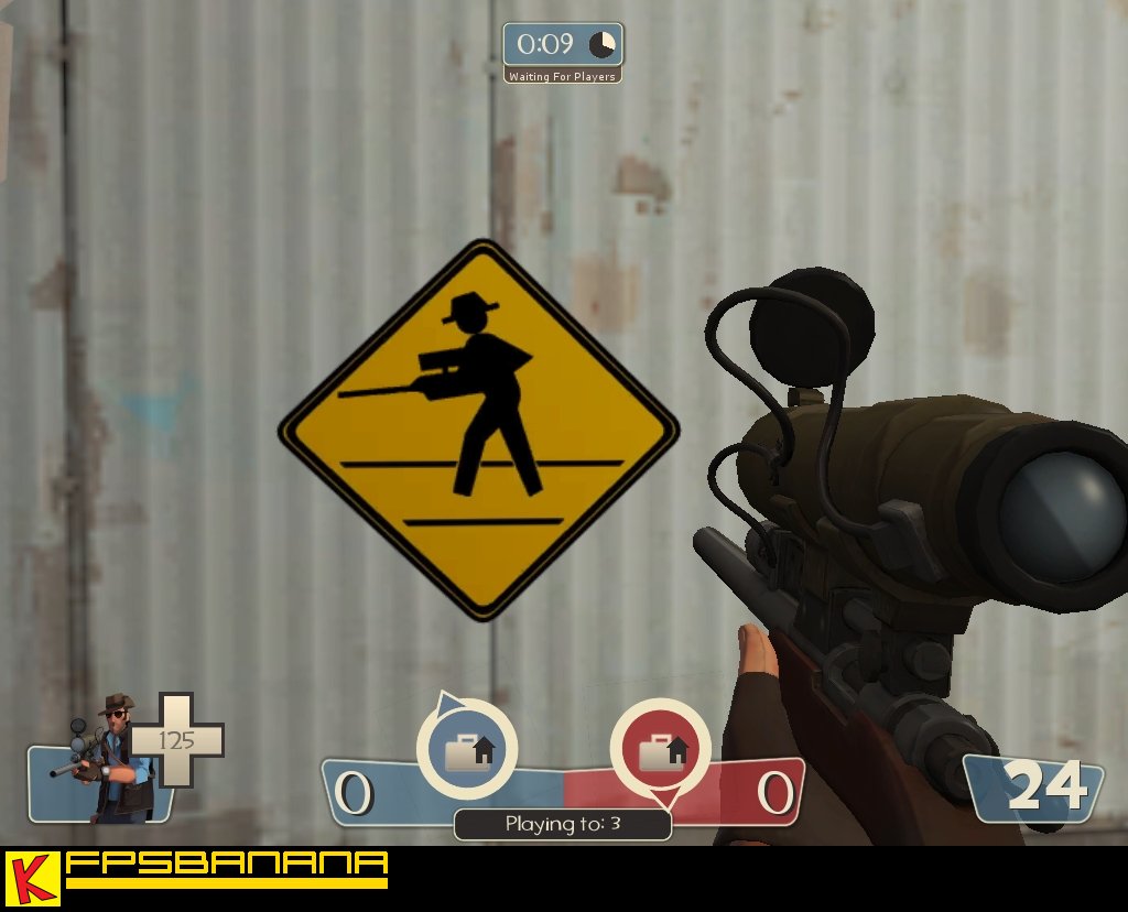Sniper Sign [Team Fortress 2] [Sprays]