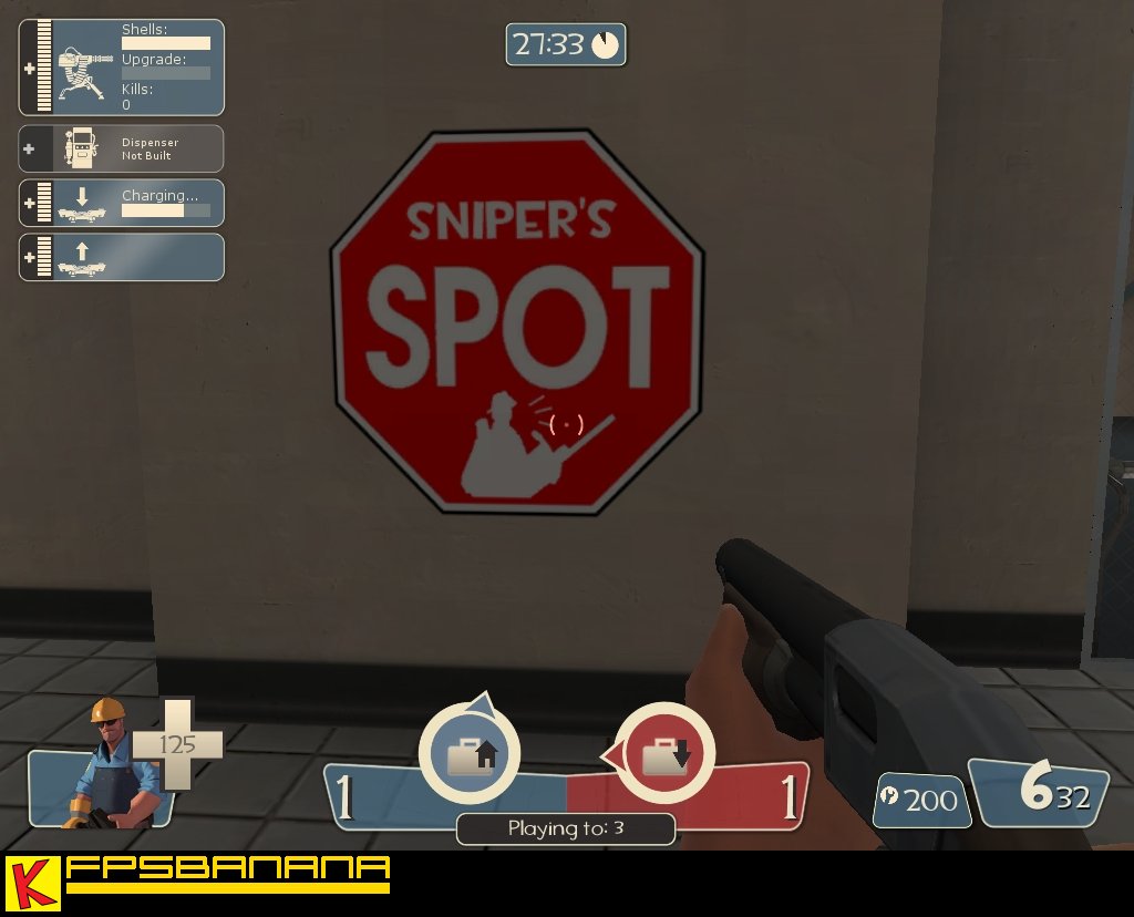 Sniper's Spot sign Spray for Team Fortress 2 | TF2 Sprays