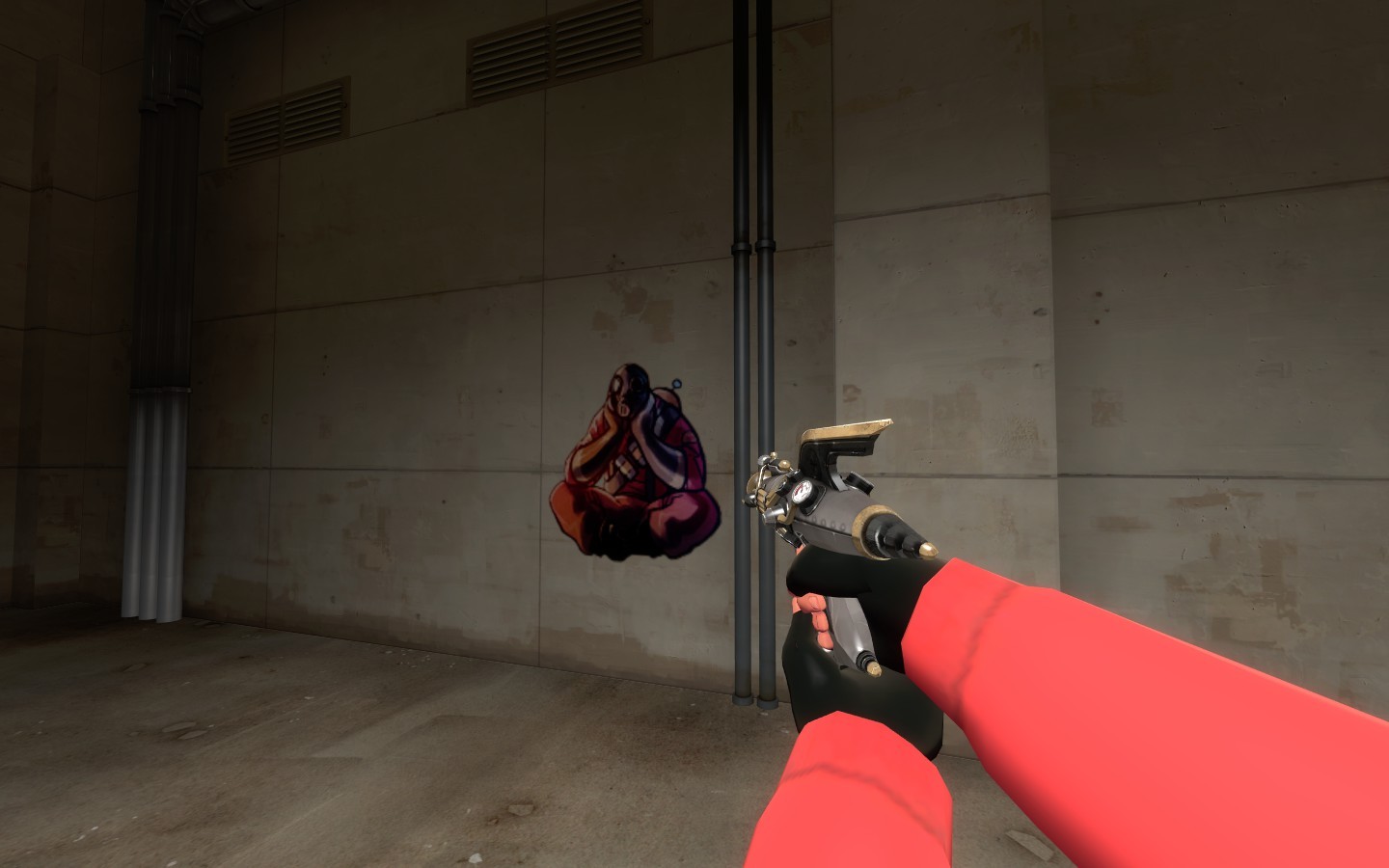 Sitting Pyro. [Team Fortress 2] [Sprays]