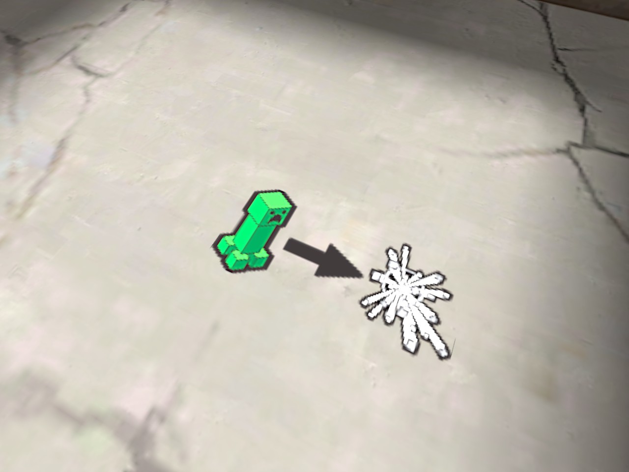 Creeper Explosion Cartoon - HD [Team Fortress 2] [Sprays]