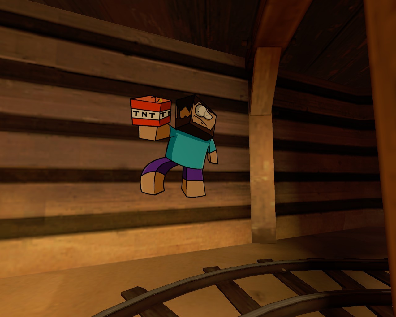 MC Steve TNT - HD Spray for Team Fortress 2 | TF2 Sprays