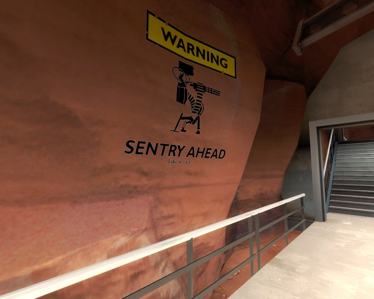 Sentry Ahead Spray for Team Fortress 2 | TF2 Sprays